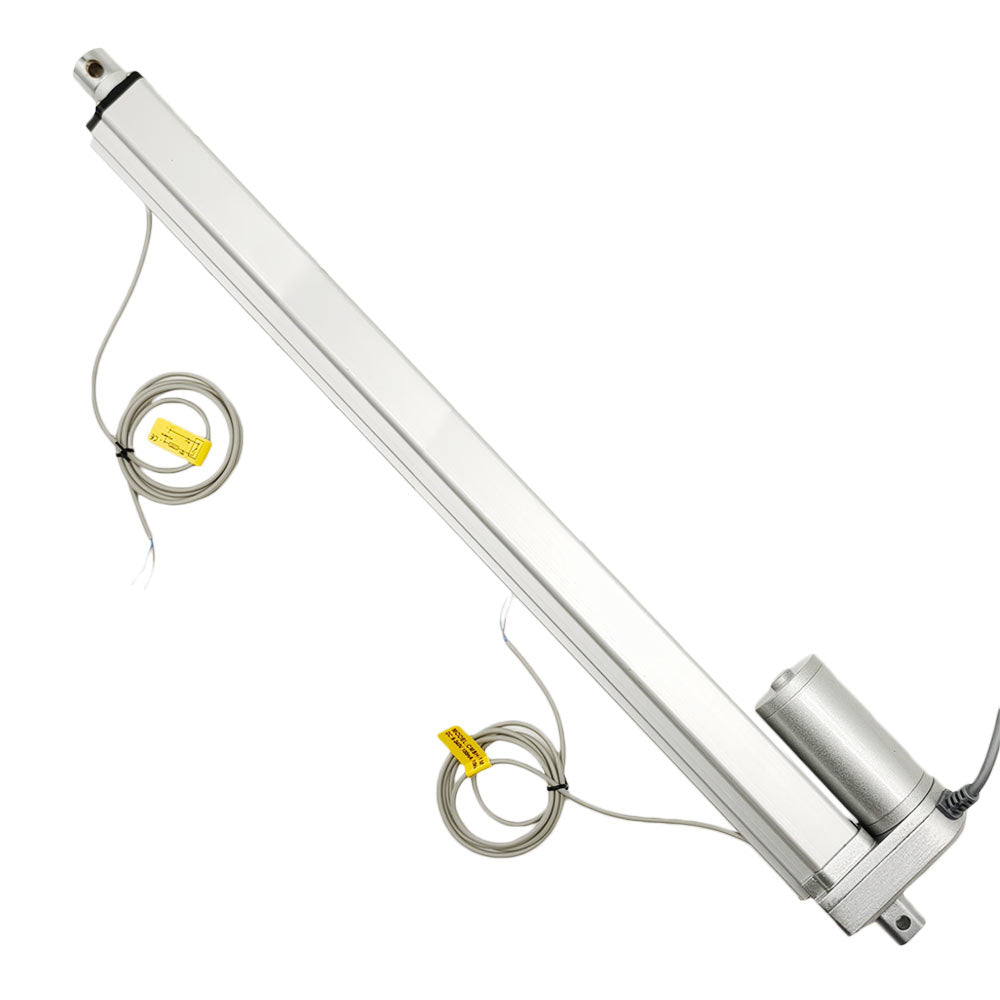 Linearantrieb mit einstellbarem Hub 12V/24V DC 400MM Elektrozylinder ...